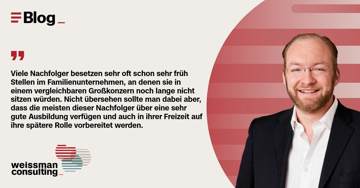 Unfähige Nachfolger? – Weissman