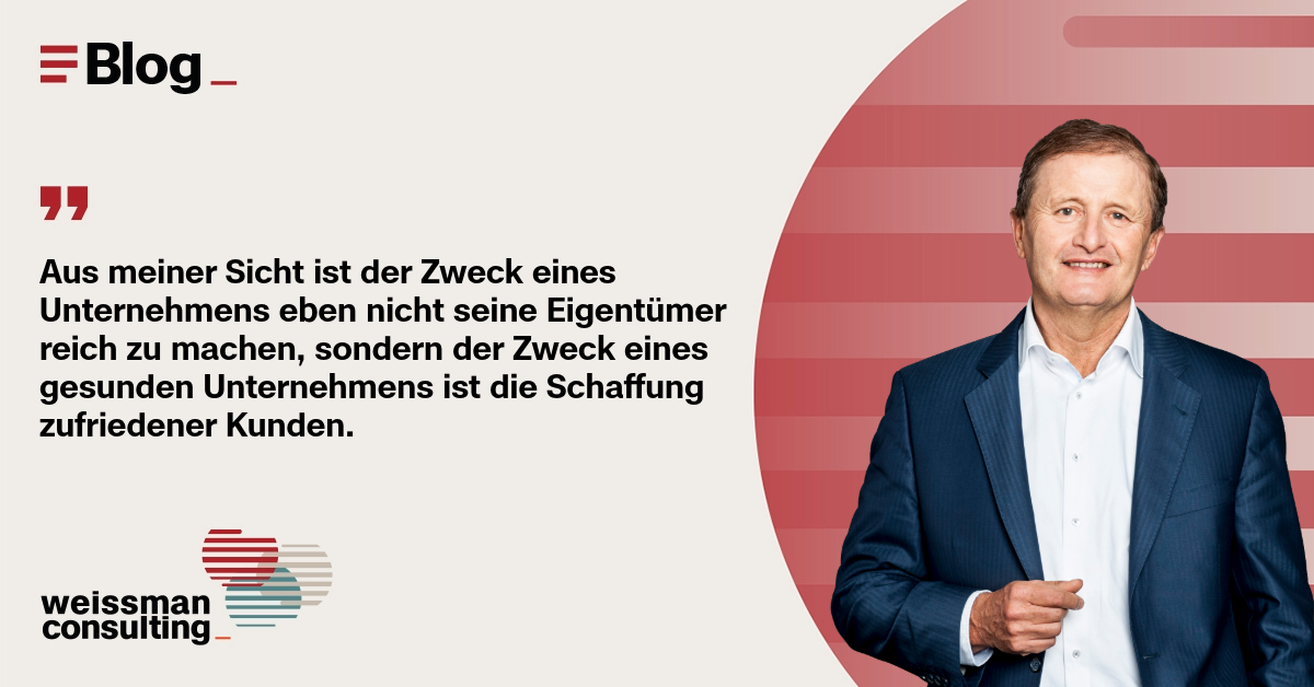 Nachhaltigkeit und Glück – Weissman